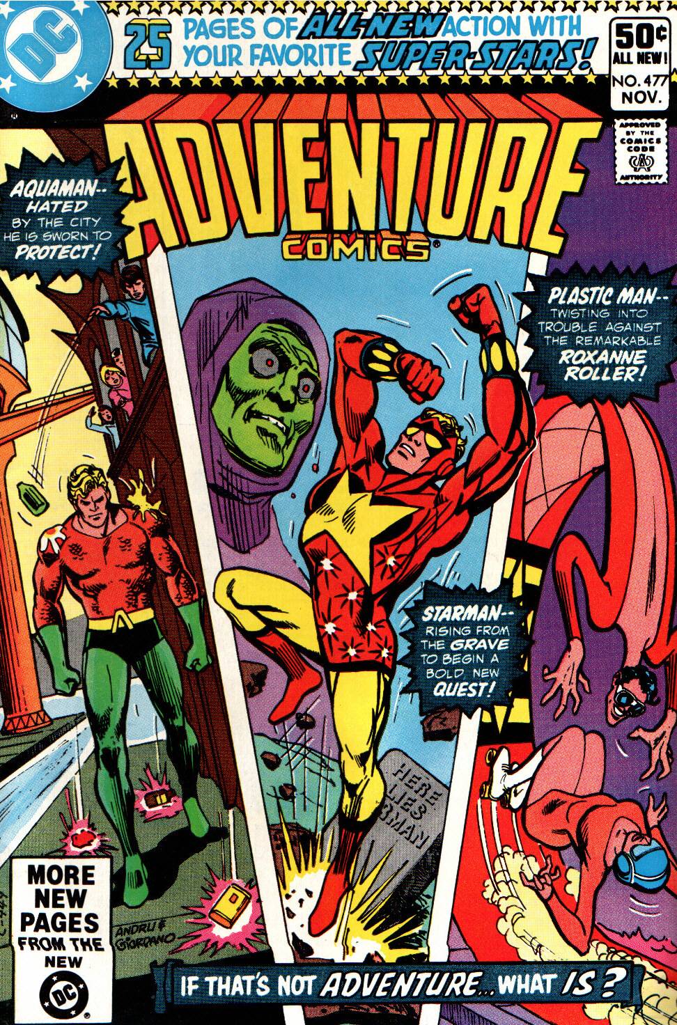 Days of Adventure: Adventure Comics # 477, November, 1980