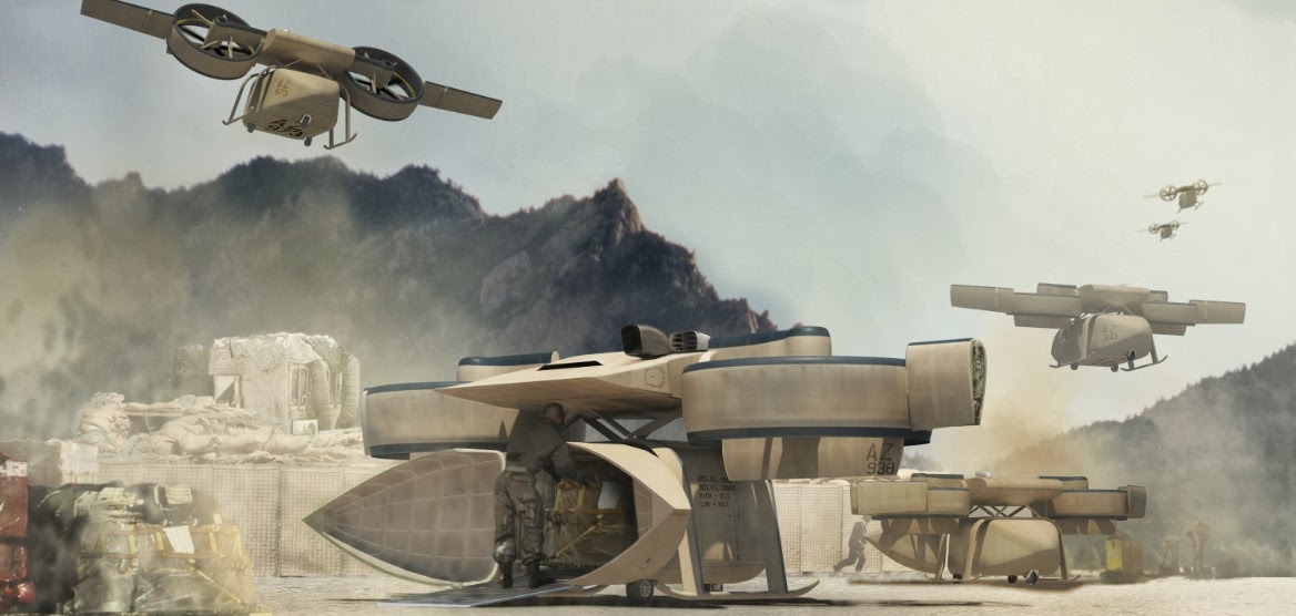 The Dragon's Tales: DARPA's ARES Tilt Rotor Cargo Drone