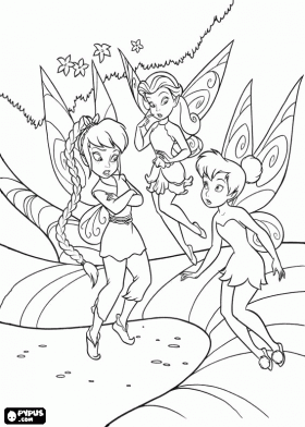 Laminas para Colorear | Coloring Pages: Tinker-Bell para dibujar pintar ...