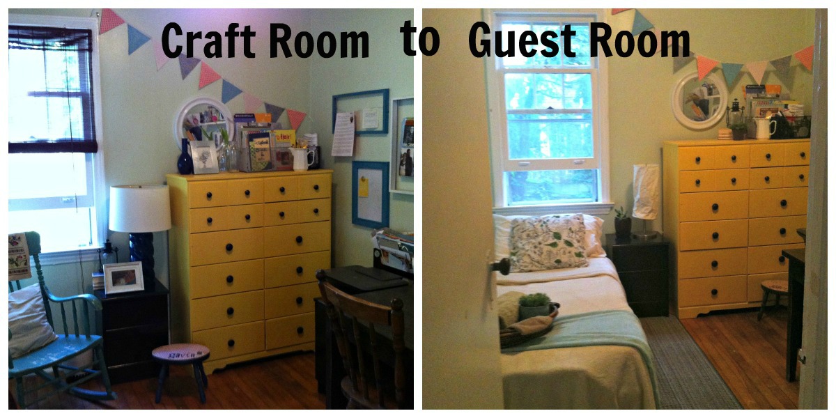 It's Our Pinteresting Life : From Craft Room to Guest Room