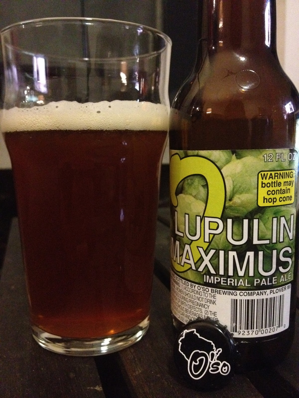 The Brew Report: O'so Lupulin Maximus Imperial Pale Ale