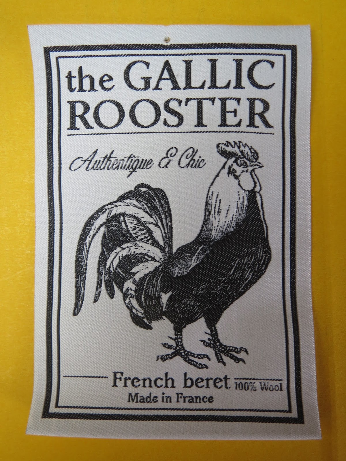 The Beret Project: The Gallic Rooster