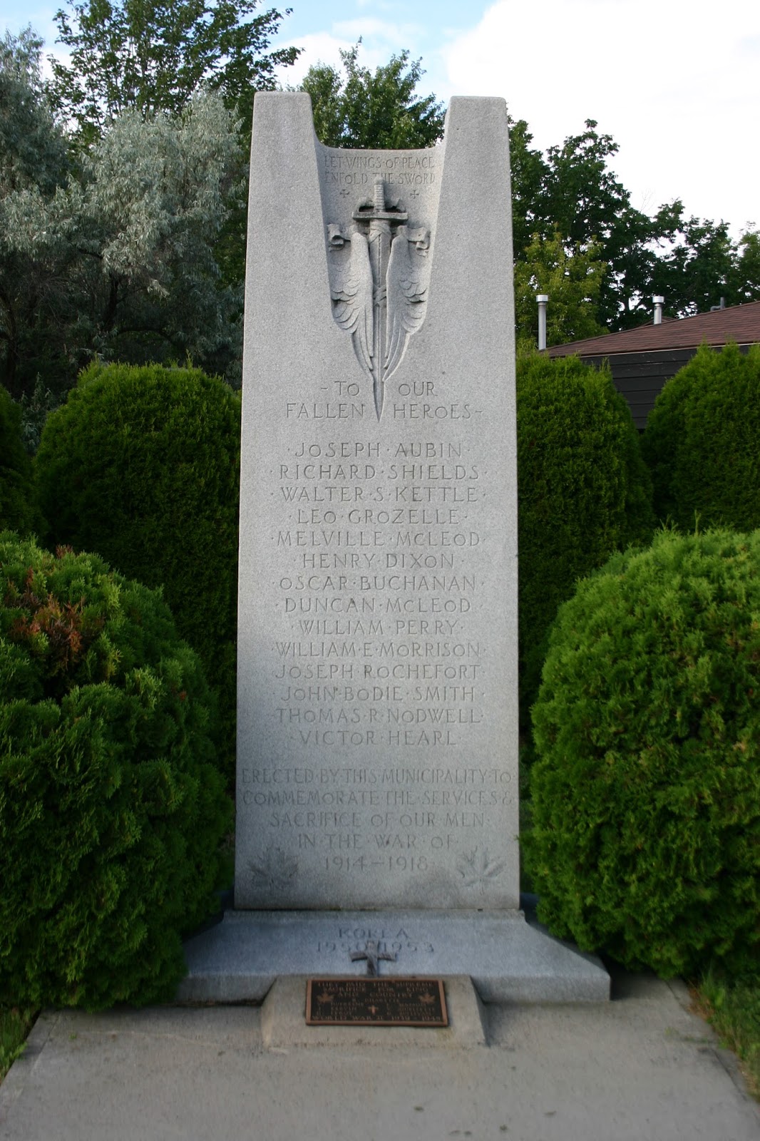Ontario War Memorials: Callander
