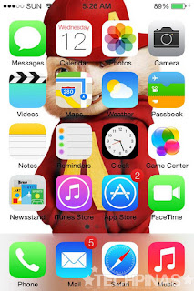 iOS 7 Beta on iPhone 4S Screenshots : Control Center, Notifications Tab ...