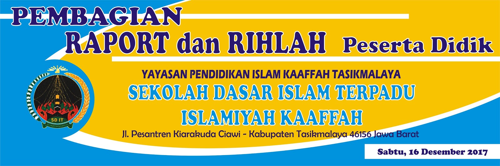 Contoh Spanduk Pembagian Raport.cdr - KARYAKU