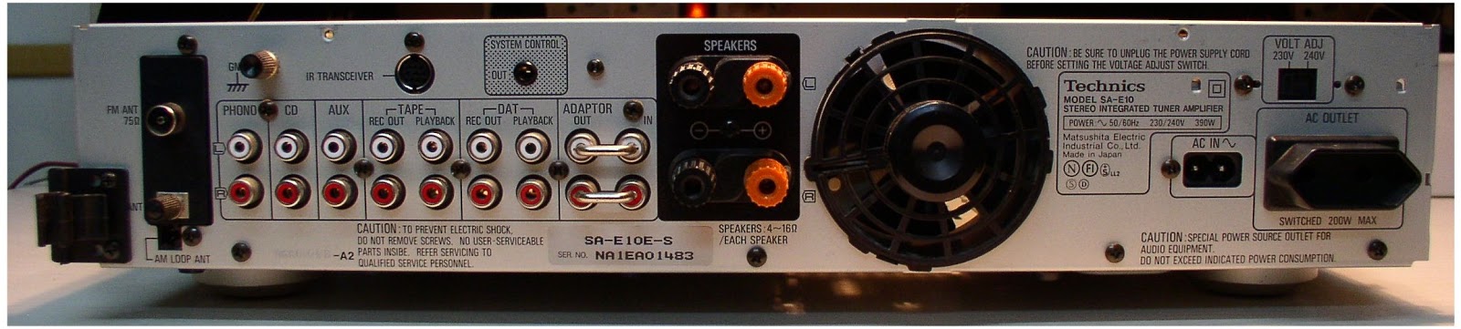 Technics SA-E10 - Stereo Receiver | AudioBaza