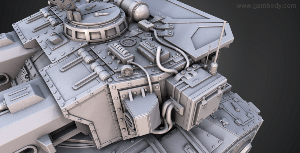 Vulcan Tank 3D Model | Assembly | Nixon's 3D Models