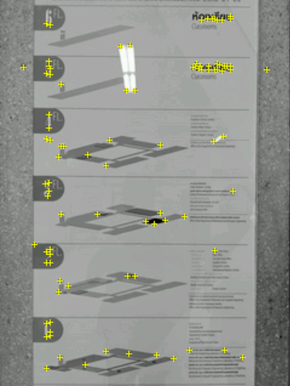 KMUTNB Cpre Final Project 2561: การทดลองใช้ป้ายตึกเป็น Target