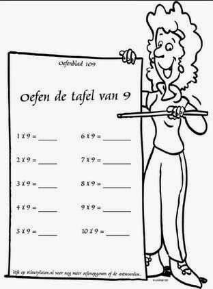 De Breimeisjes: De tafel van 9