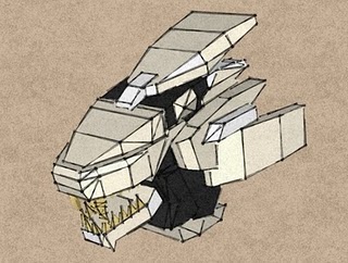 Zoids Liger Zero Papercraft Head | Papercraft Paradise | PaperCrafts ...