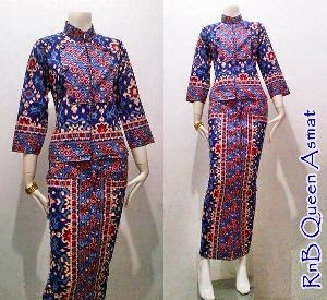 Model Baju Batik Seri Queen motif kain batik Asmat - Batik Bagoes Solo