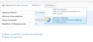 Sharepoint Knowledge share: How to create a survey in sharepoint 2010