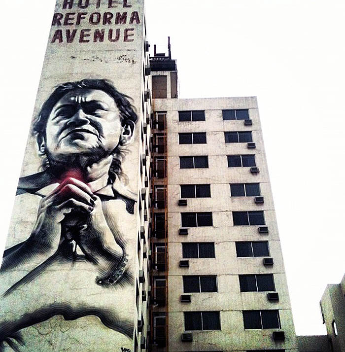 El Mac New Mural In Mexico City – StreetArtNews