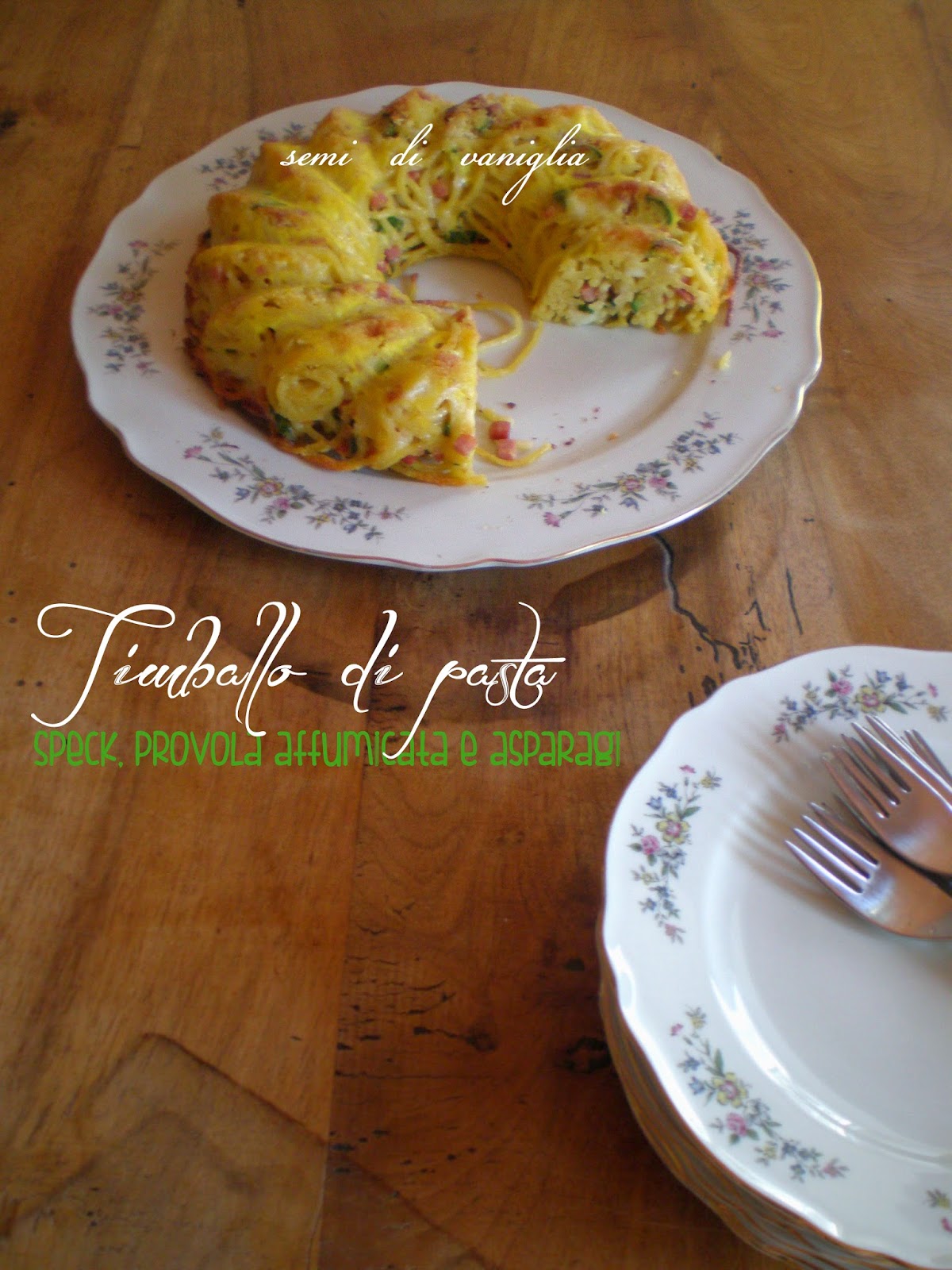 semi di vaniglia: Timballo di pasta