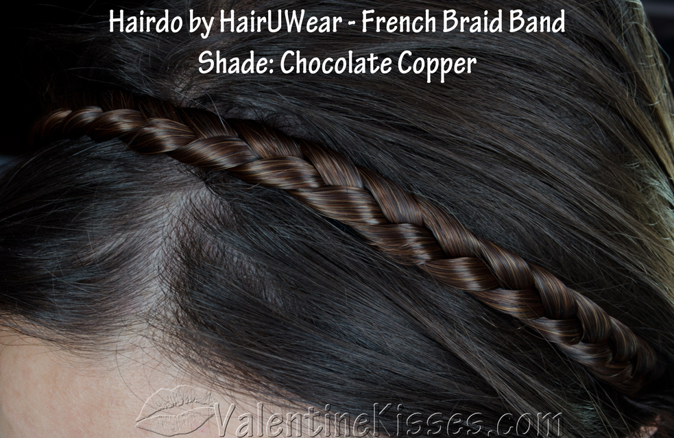 Valentine Kisses: Hairdo by HairUWear Clip-In Bang & French Braid Band ...