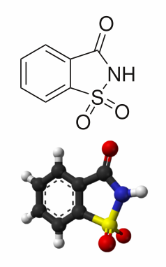 Hemija: Saharin - struktura, osobine, svojstva, otkrice, sigurnost upotrebe