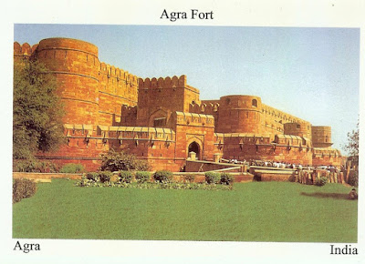 WORLD HERITAGE STAMPS AND POSTCARDS: India : Agra Fort (1983)