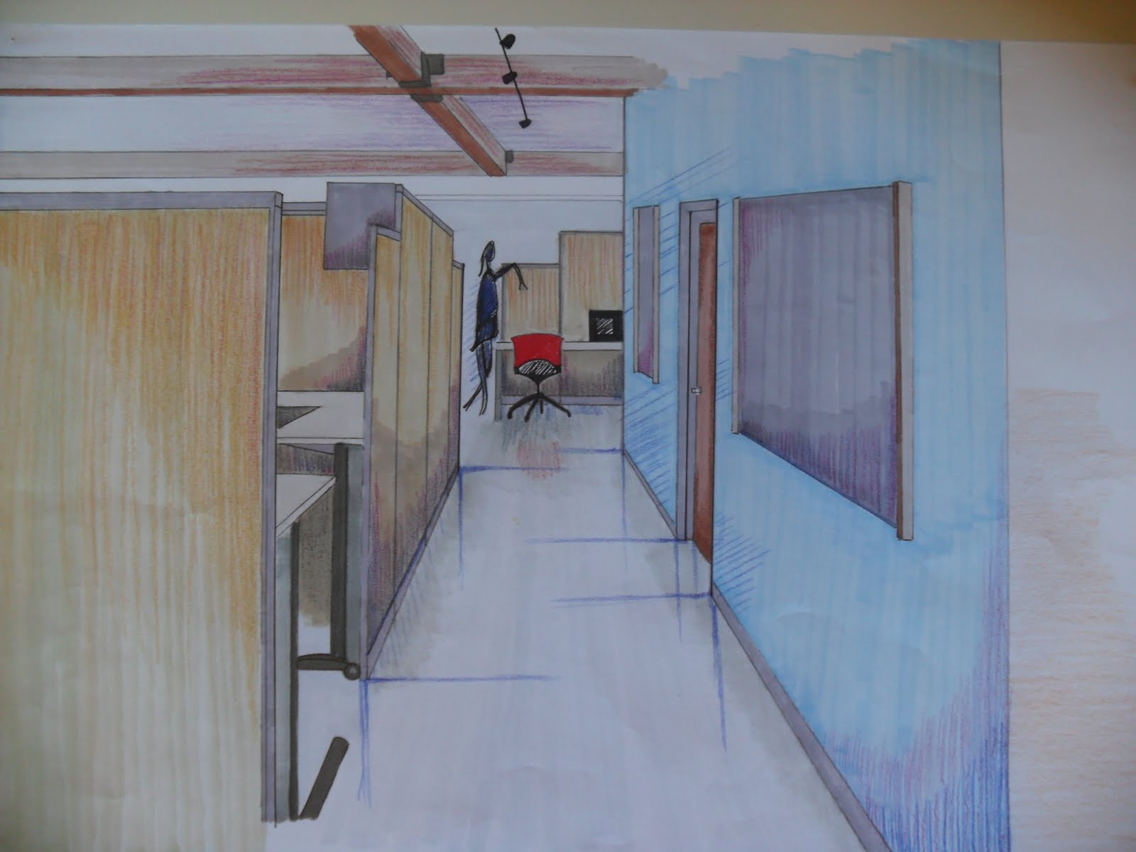 Shirley Bircher: LEARNING HOW TO RENDER! (with markers)