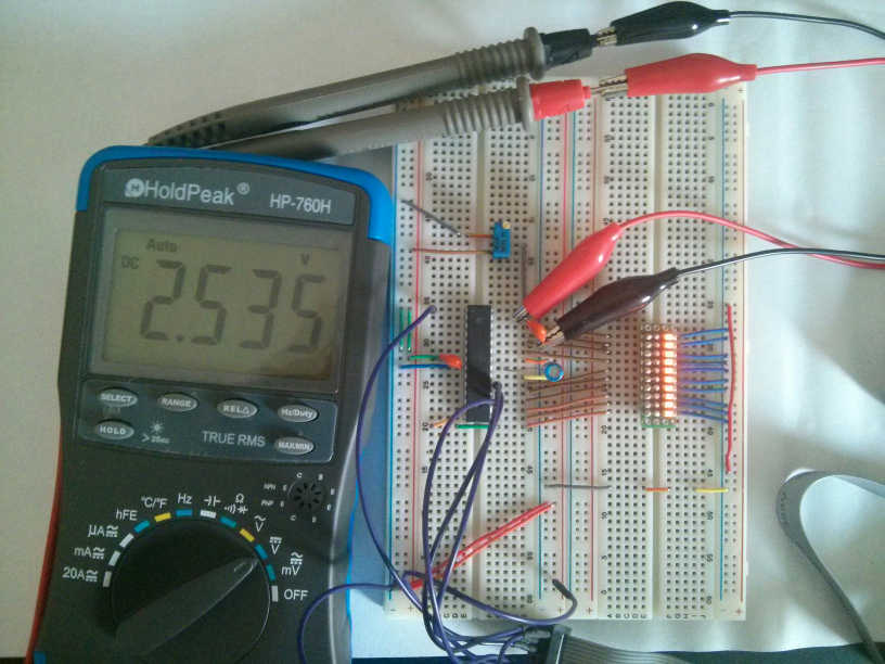 Playing with ATMEGA8 microcontroller: Analog Digital Conversion (ADC)