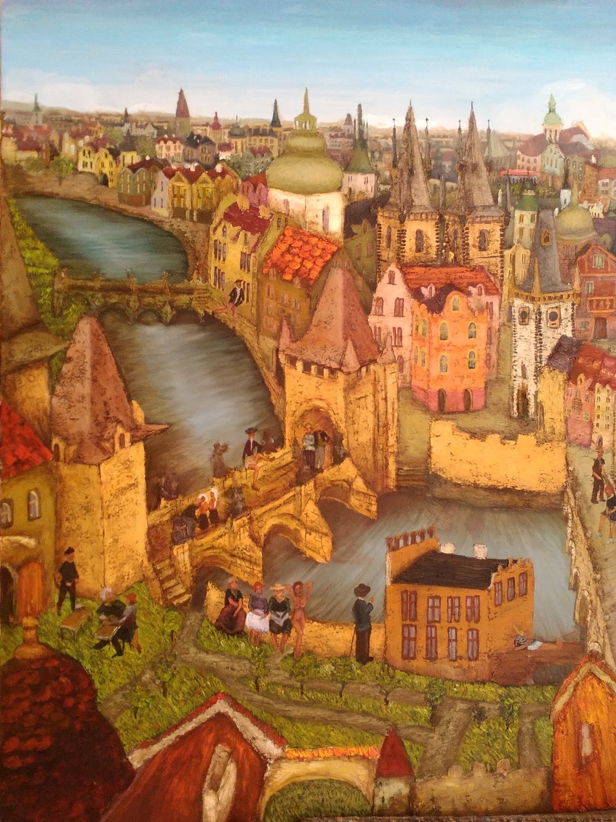 Jiří Šťastný - Obrazy Prahy, paintings of Prague: 62