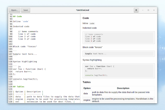 Marker Is A Powerful Gtk3 Markdown Editor - Linux Uprising Blog