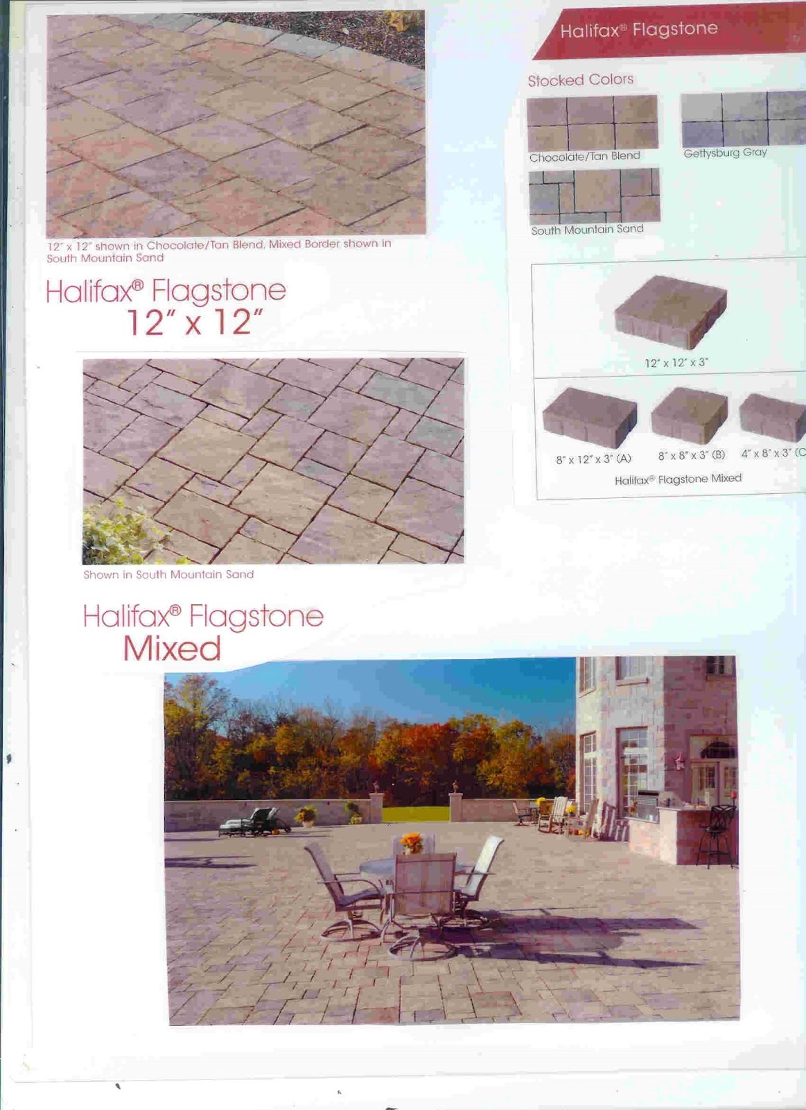 Custom Stoneworks & Design Inc.: Halifax Mixed Paver- 3" thick with a ...