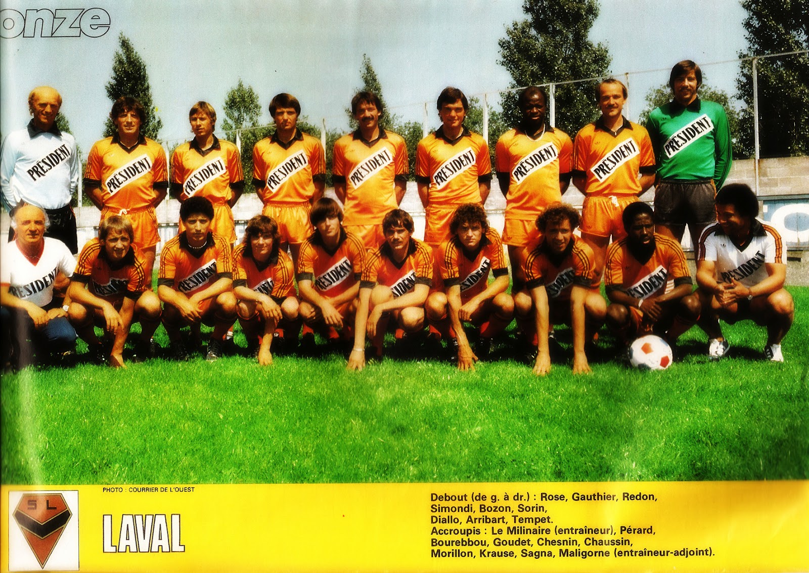 Botões para Sempre: Timaço do Laval 1978 - Stade Lavallois Mayenne ...
