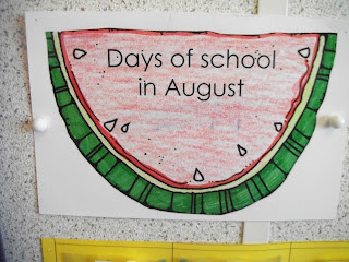 Miss Van Maren's Fantastic First Grade: My Calendar Routine: August