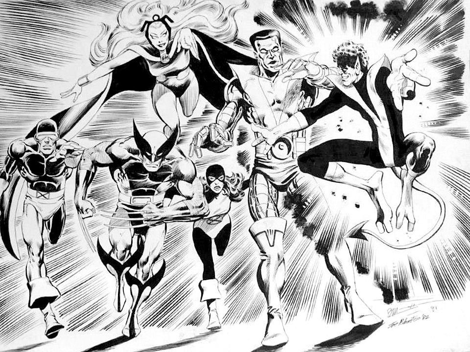 Marvel Comics of the 1980s: 1981 - Uncanny X-Men by Brent Anderson and ...