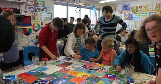 small batch art: Cultural Identity Mural collaborative art project with ...