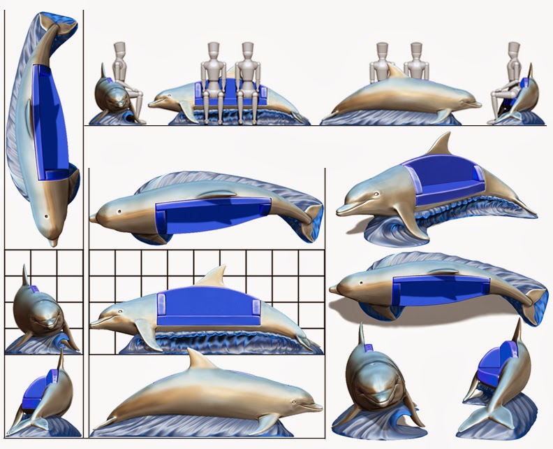 Michael Ferrari-Fontana: Dolphin Sofa
