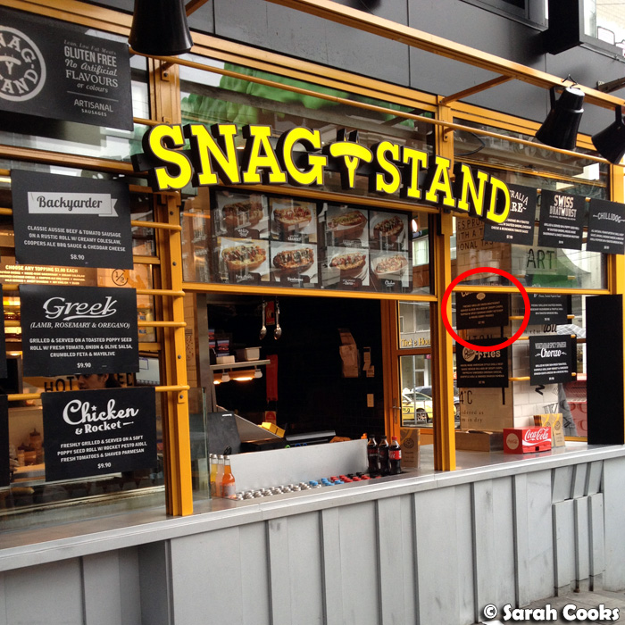 Sarah Cooks: Featured Dish: Currywurst, Snag Stand