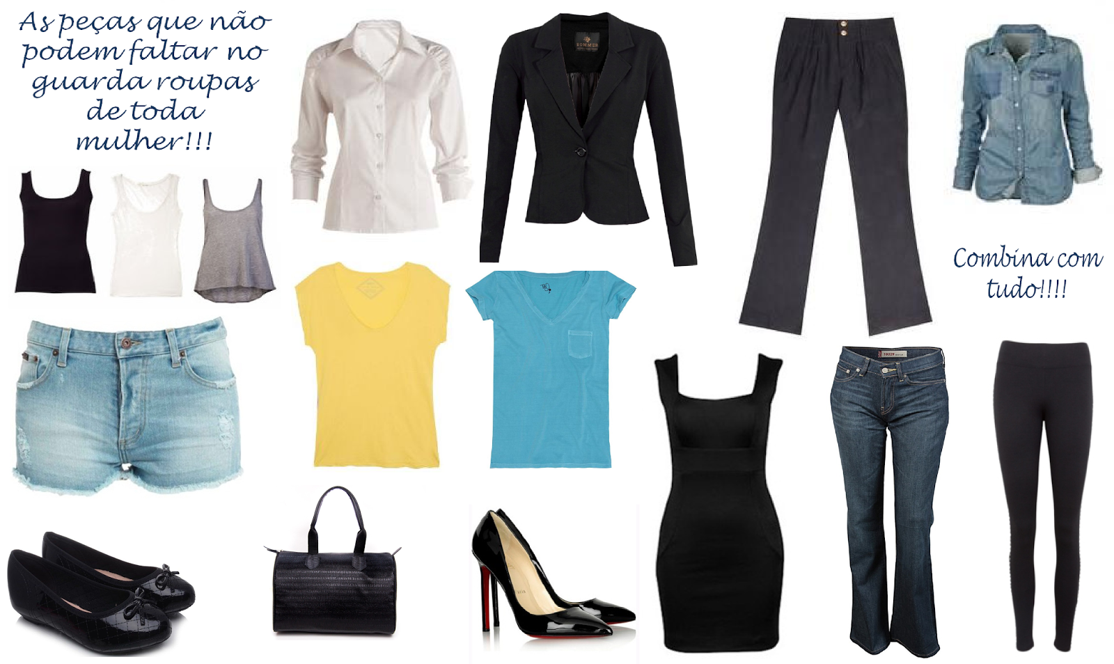 Peripécias Femininas: 13 peças que não podem faltar no guarda roupa de ...