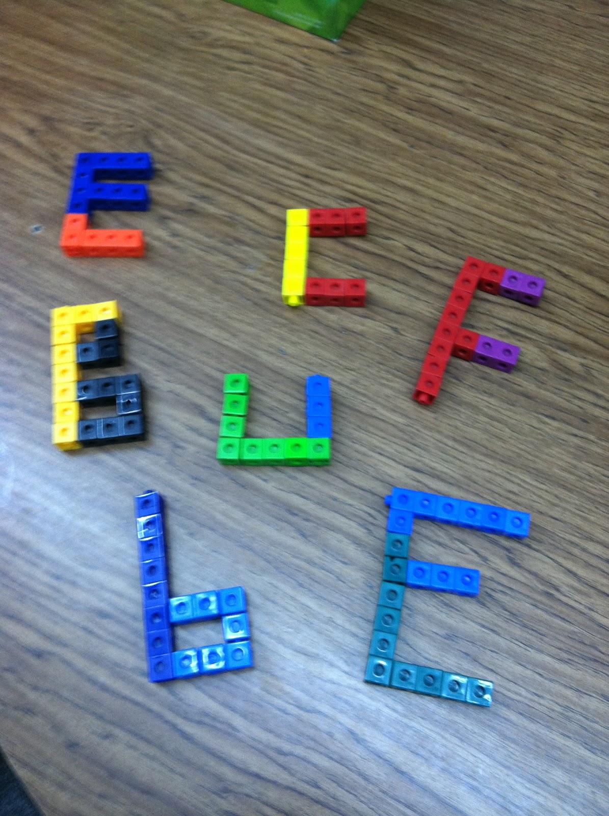 Bathroom Pass Freebie & Linking Cube Letters | Falling into First