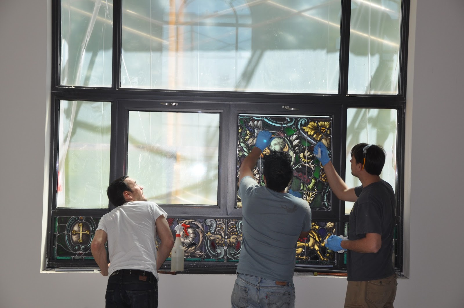 St. Joseph New Church: Stained Glass Installation