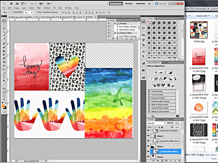 How To Use The Freebie Hybrid Print PSD Templates For Printing Out Your ...