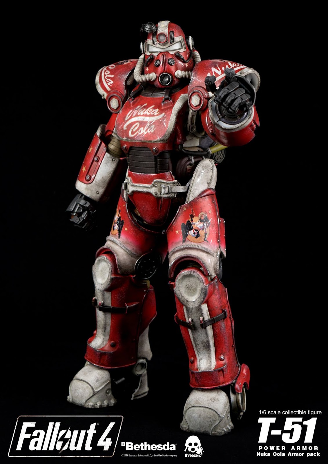 toyhaven: Preview Threezero 1/6th scale Fallout 4: T-51 Power Armor Nuka Cola Armor Pack "Coke ...