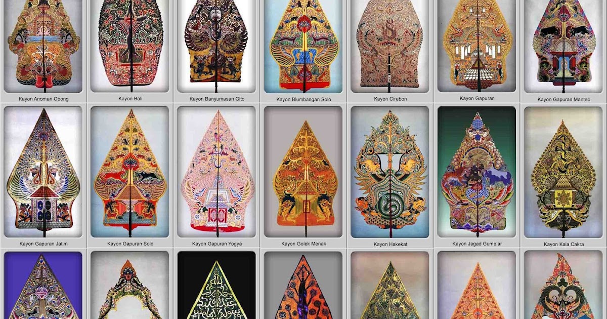 Gunungan Wayang Golek / Macam Macam Kayon Gunungan Wisata Demak ...