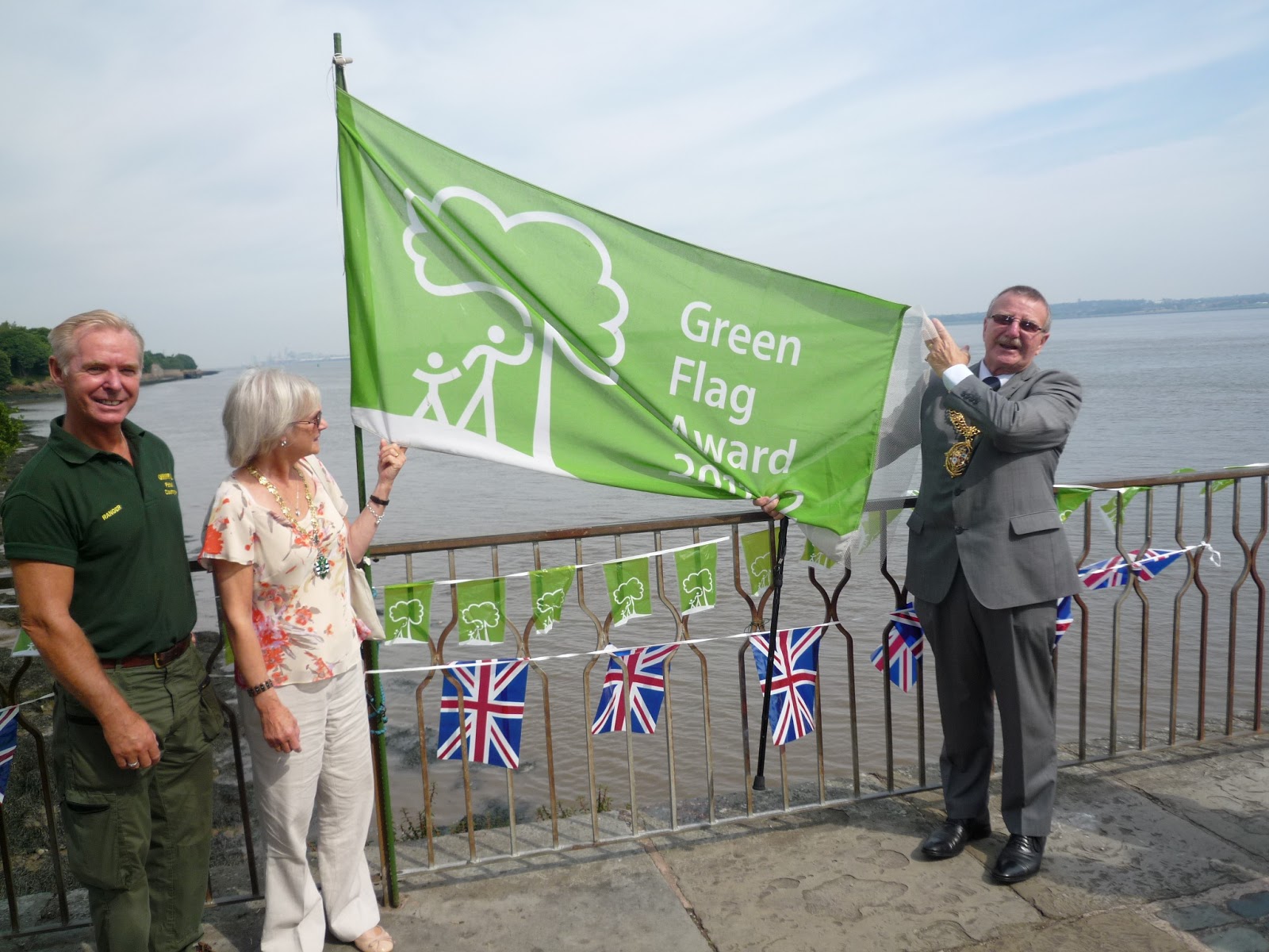 Eastham Country Park: The Mayor of Wirral Raises The Green Flag at ...