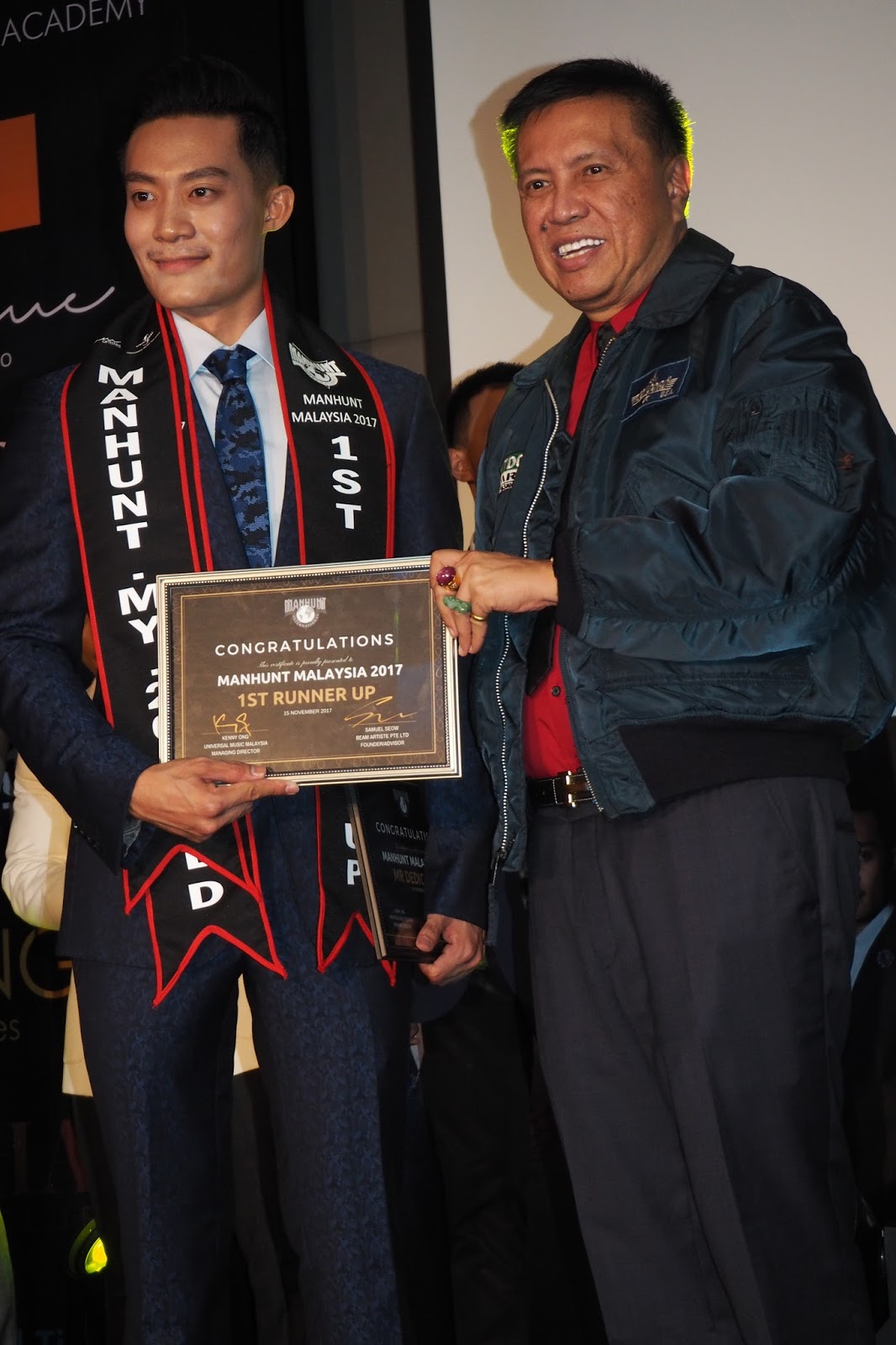 Kee Hua Chee Live!: PART 3---THE NEW MANHUNT MALAYSIA WINNER IS GAN KAI ...