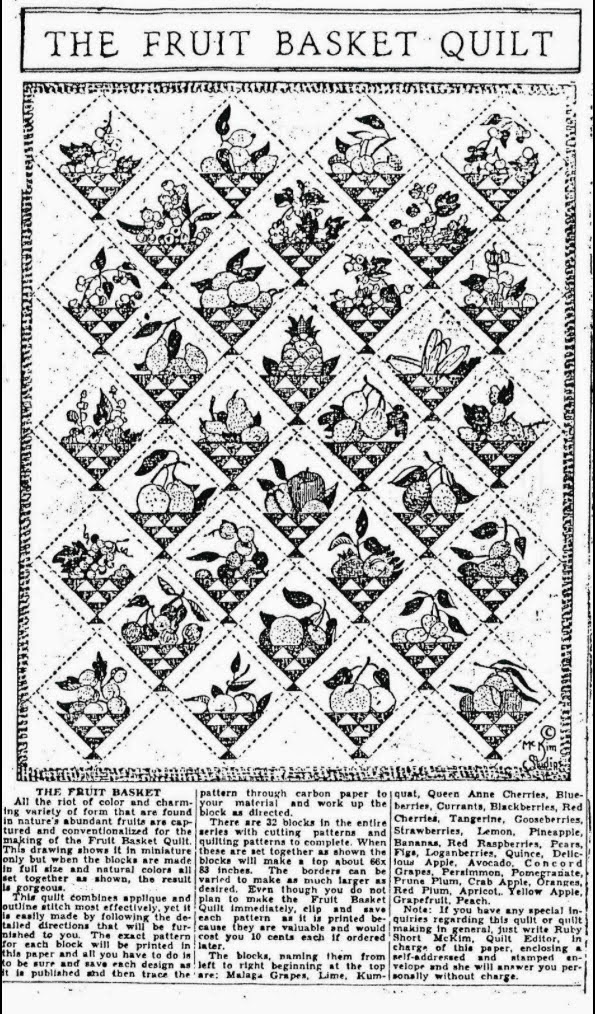 Quilt History Reports: Identifying Quilt Patterns - Mountain Mist & More