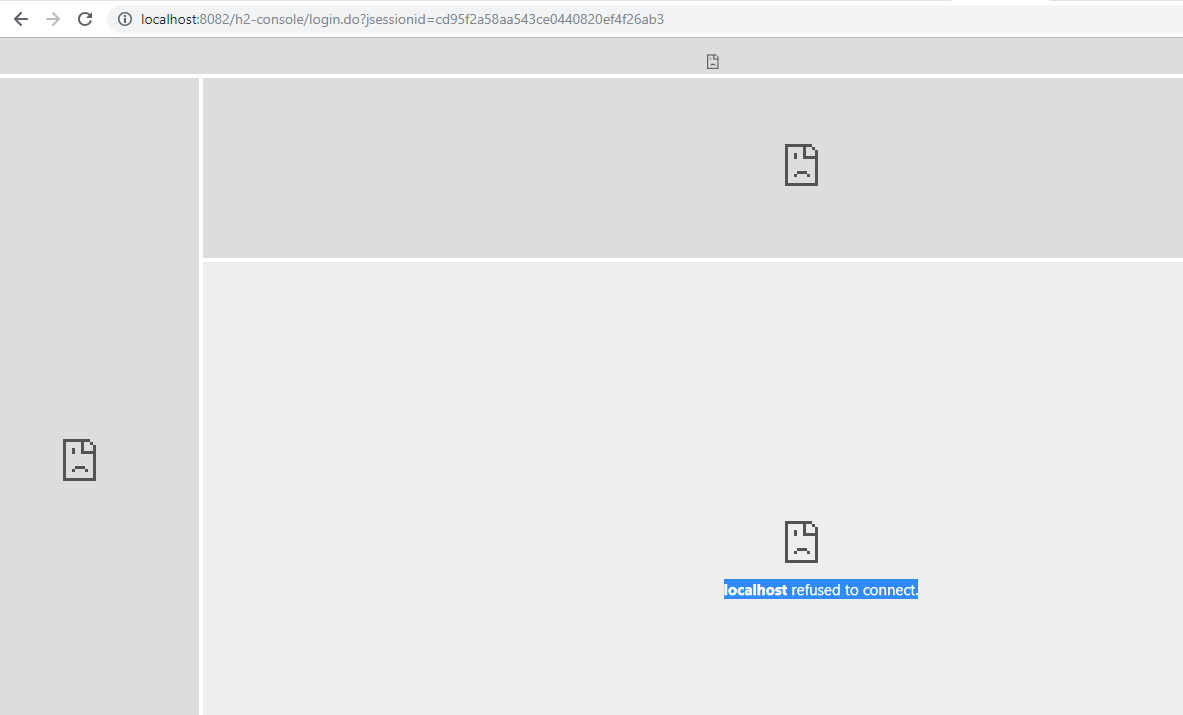H2 Console Is Not Showing In Browser