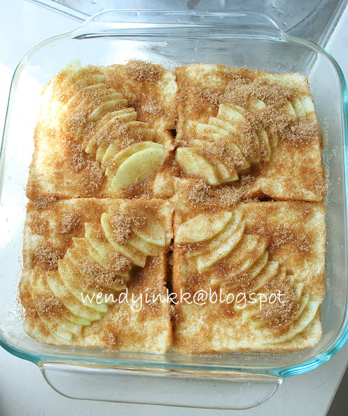 Table for 2.... or more: Baked Apple French Toast - Eggy Bread #1