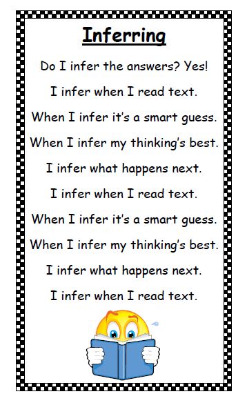 Jennifer's Teaching Tools: Inferring With Poetry