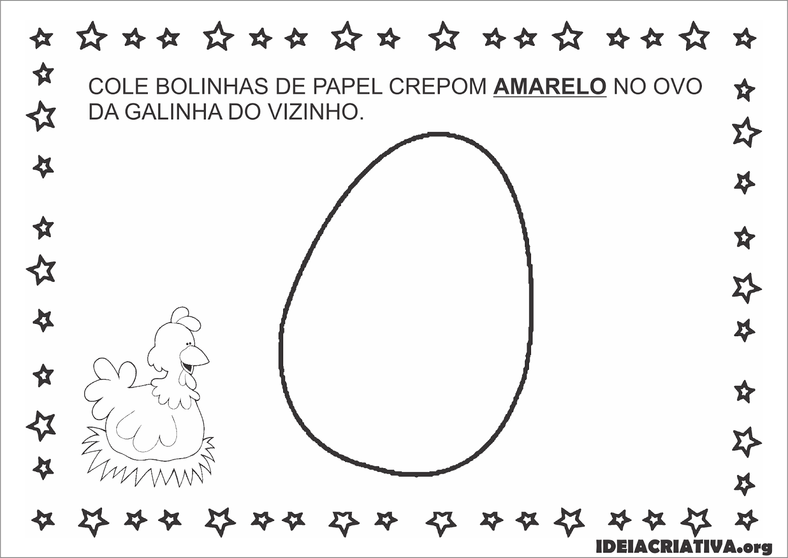 Atividades Cor Amarela Maternal 2 - BRAINCP