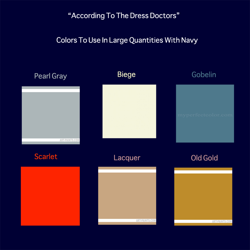 The MeadowTree Journal: The Dress Doctors' Color Charts