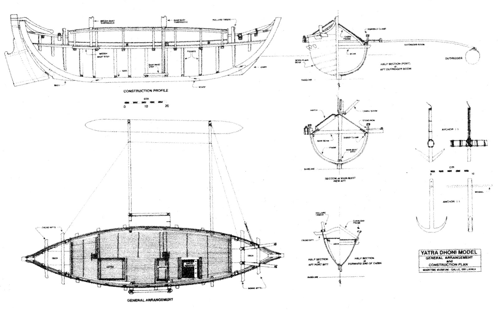 Indigenous Boats: The Yathra Dhoni - A Single-Outrigger Ship of Sri Lanka