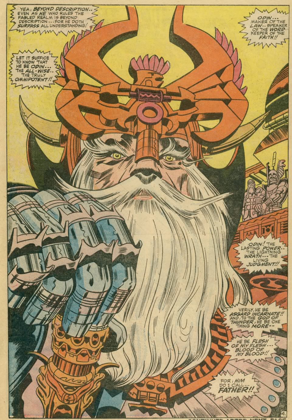 Cap'n's Comics: Odin by Jack Kirby
