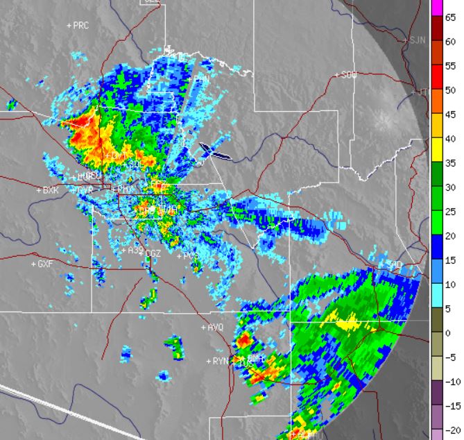 MADWEATHER: Severe Storms Hit Phoenix Area Last Evening