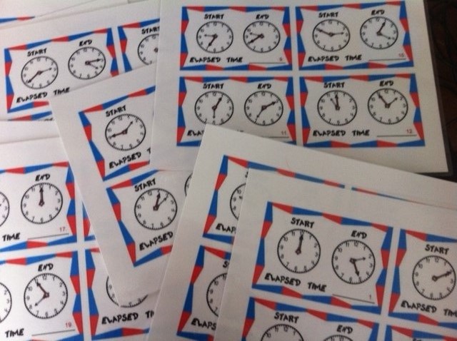 Hodges Herald: Product Review - Elapsed Time Task Cards